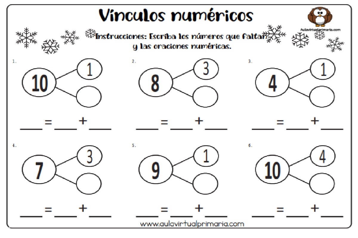 Útiles Hojas De trabajo De Enlaces Numéricos - Dinamicas de grupo ...