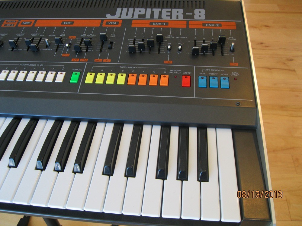 MATRIXSYNTH: Roland Jupiter 8 JP8 Synthesizer MINT w/ Encore Midi 14Bit ...