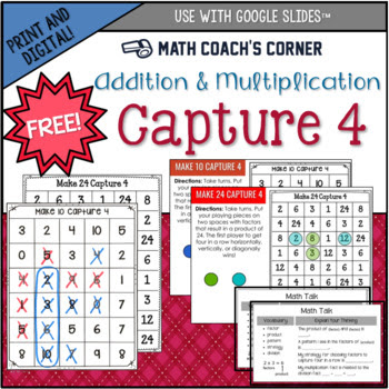 The Best of Teacher Entrepreneurs II: FREE MATH LESSON - “Capture 4 ...