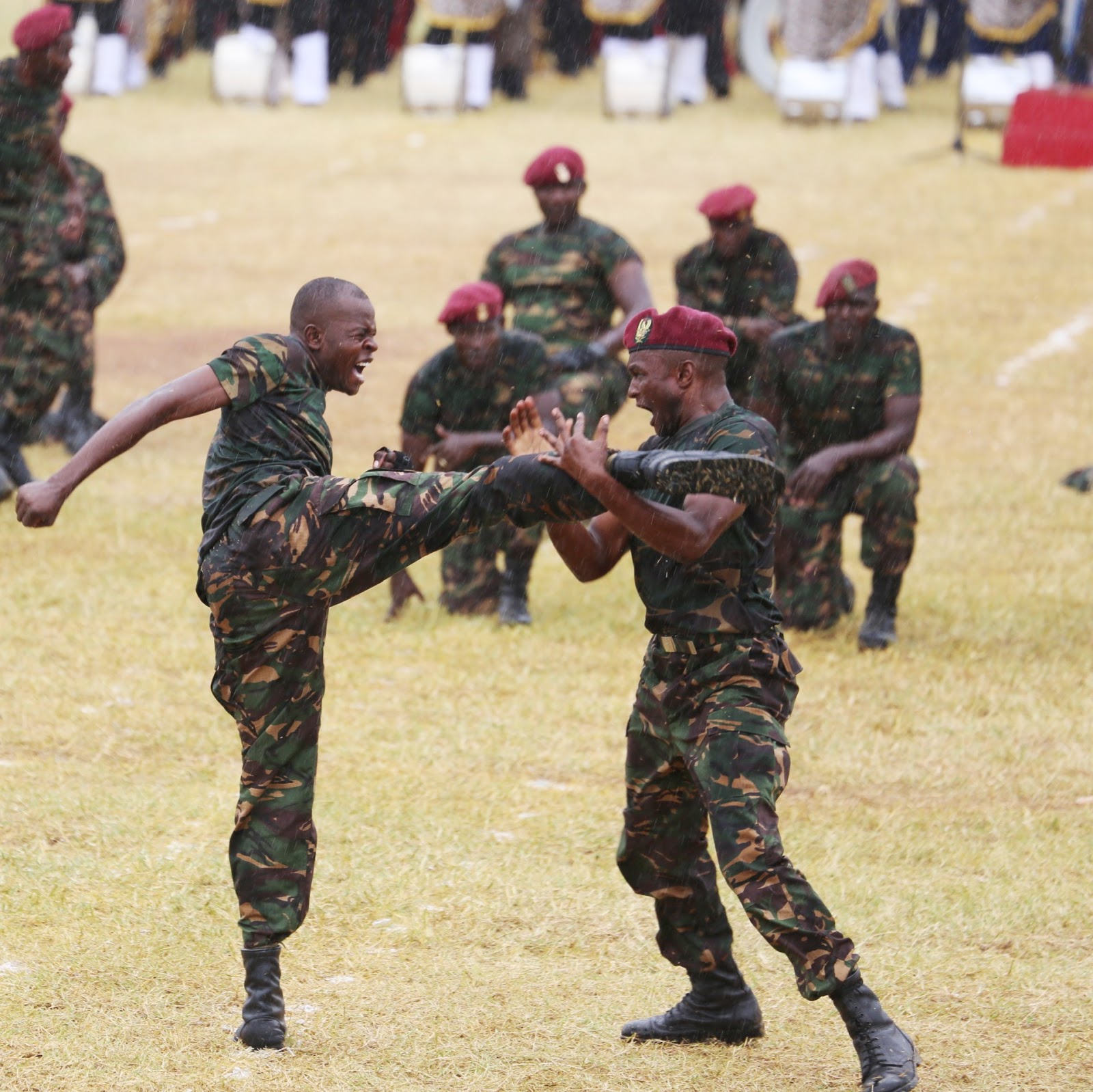 MATUKIO @ MICHUZI BLOG: MAKOMANDOO WA JWTZ WALIVYOTIA FORA SHEREHE ZA ...