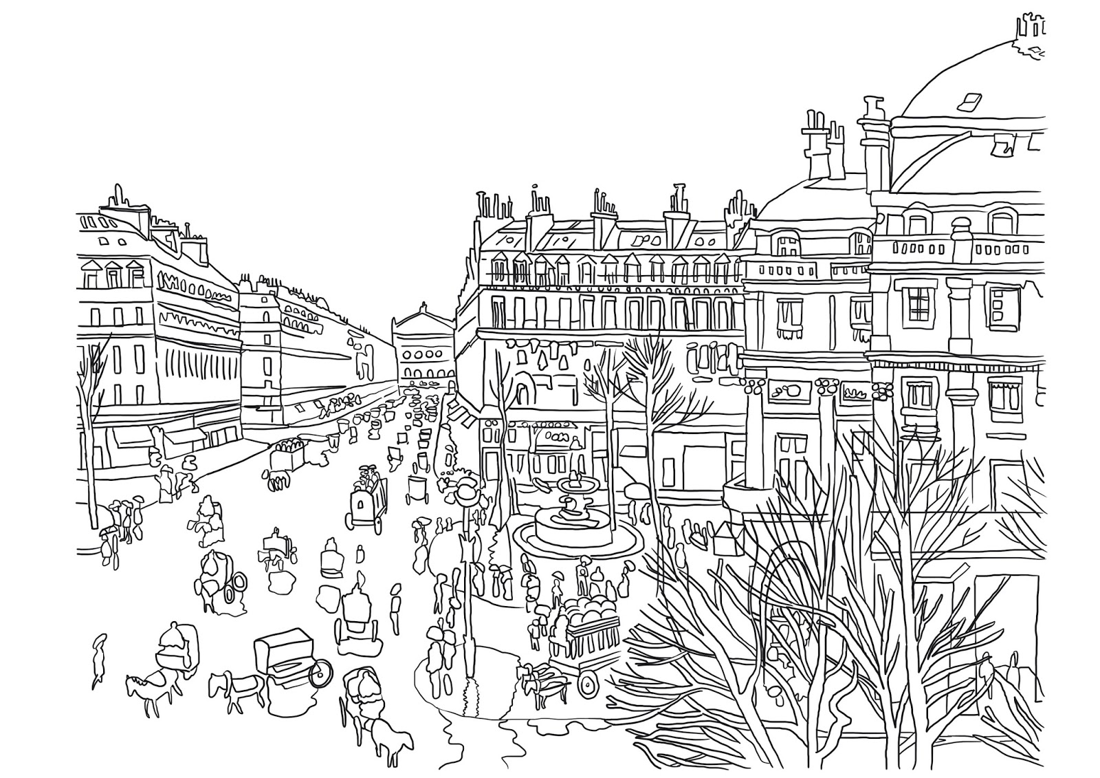 Coloring Pissarro Camille Windmill Pages Belgium Knock Printable ...