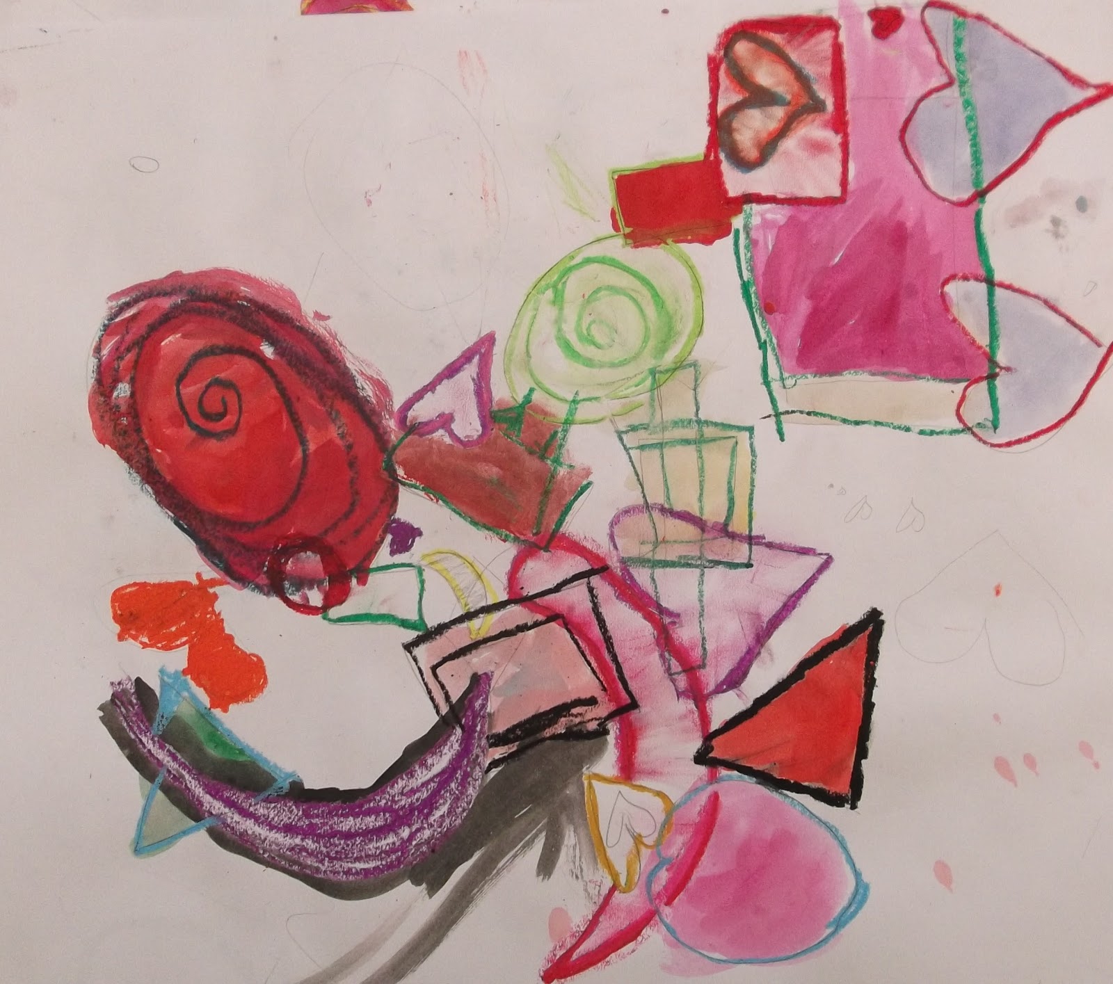 Artists For Kids: Overlapping Shapes - First Grade