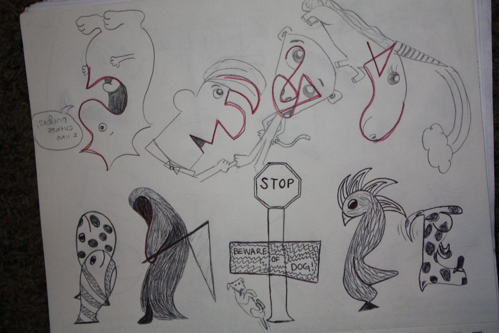 Dani Jam's Art Blog: Squiggle Game!