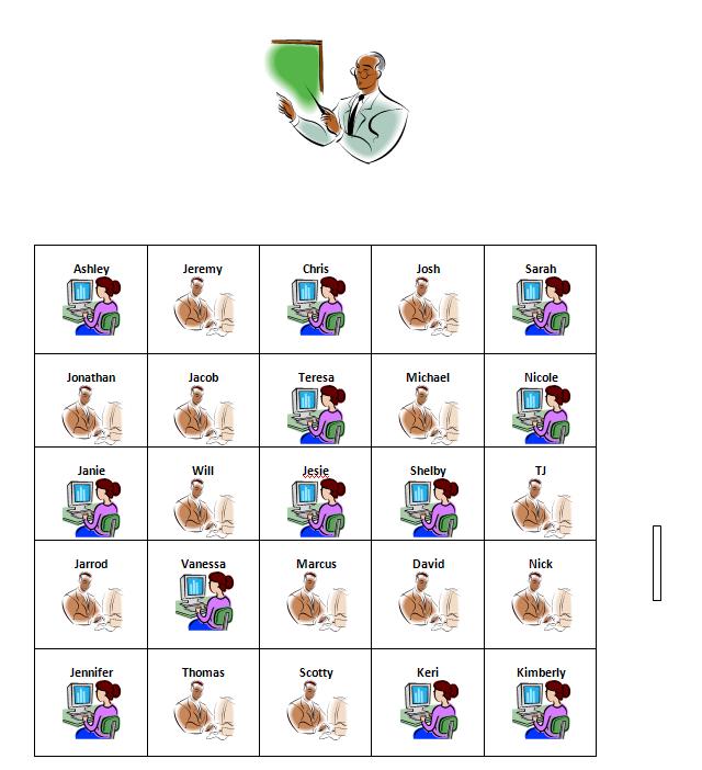 Jesie Lee: Computer Lab Seating Chart