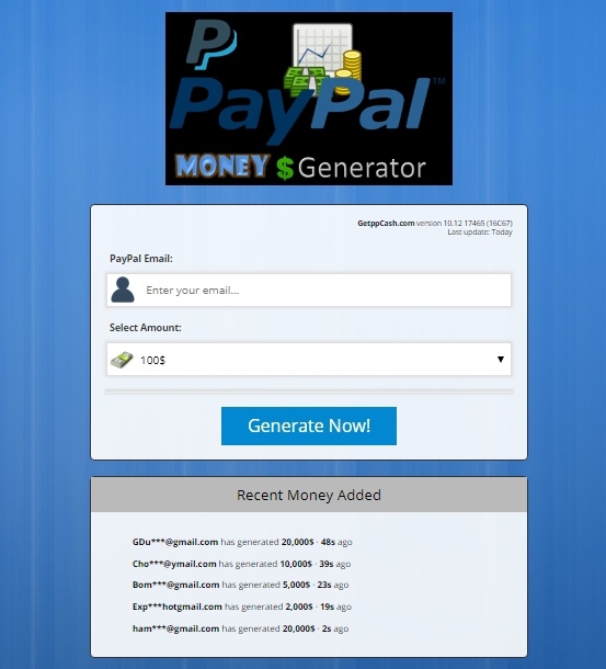 Paypal Payment Generator - Invoice Template