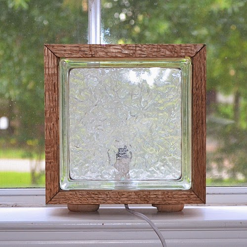 iLoveToCreate Blog: Wood Surround Glass Block Nightlight Featuring ...