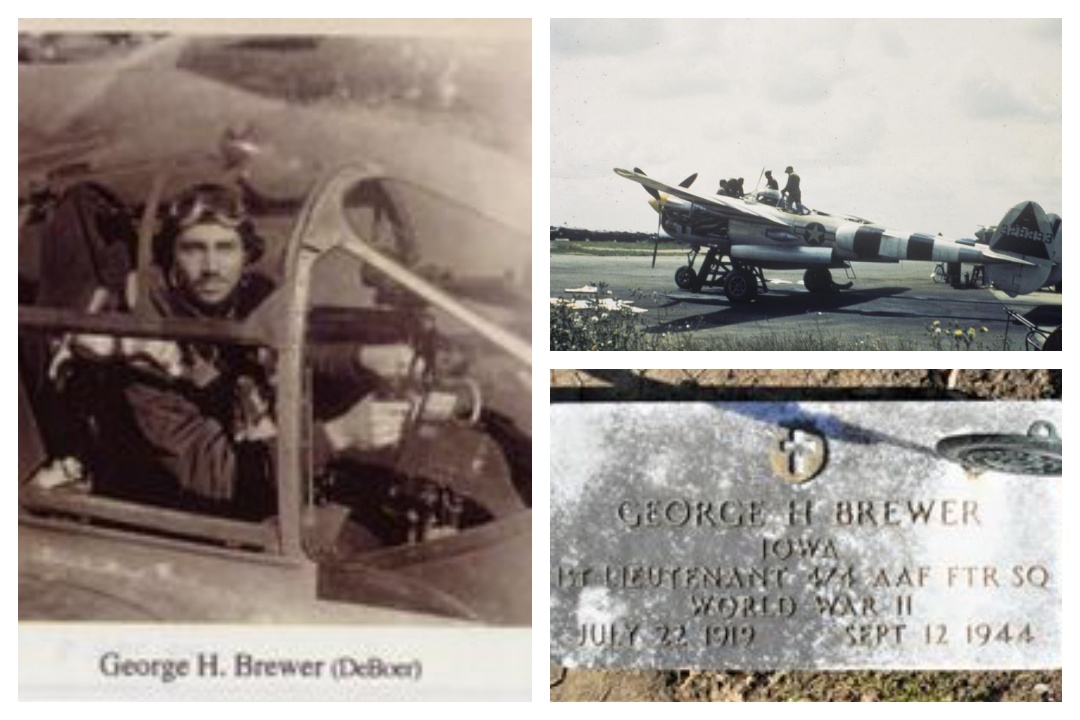 WW2 Fallen 100: WW2 Fallen - P-38 pilot George Brewer
