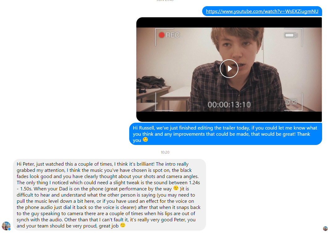 Peter Barfoot A2 Media Studies