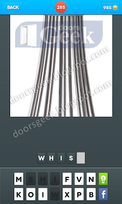 Zoomed In - Photo Word Game Level 285 ~ Doors Geek