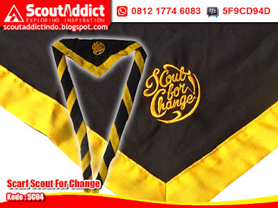 Scarf / Slayer Pramuka Scout For Change Kode SC04 ~ Kedai Pramuka ...