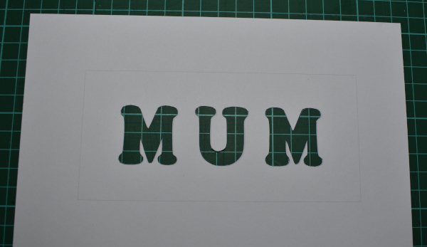 Made 2 Craft: MUM Cut out card