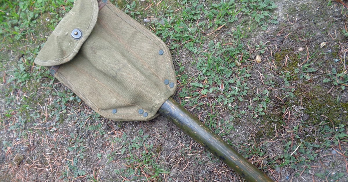 Four Bees: 1943 dated, US M-43 Entrenching Tool - Shovel with First ...