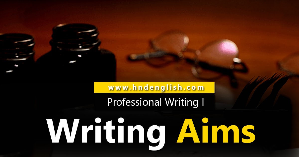 What is Writing Aim