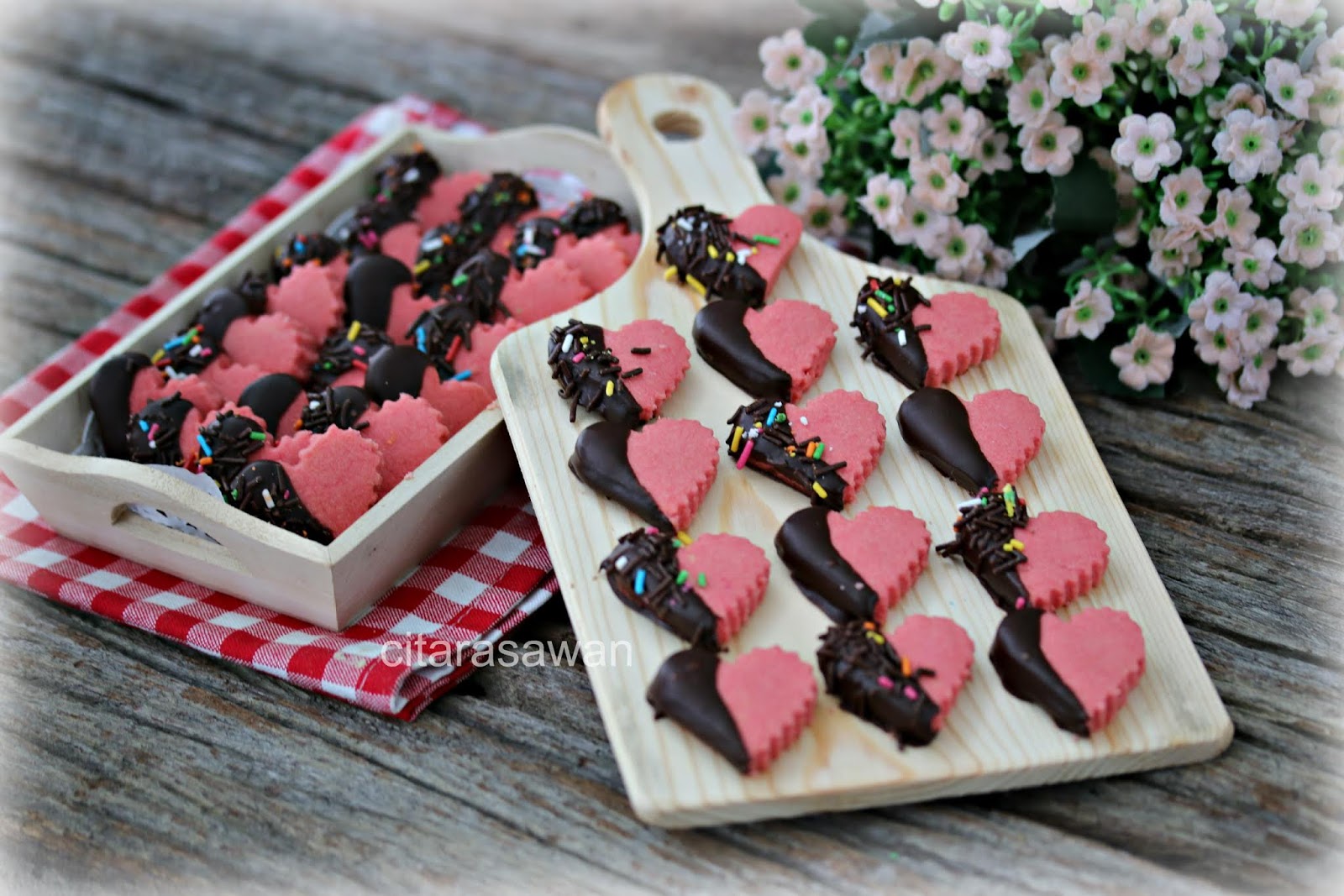 Biskut Sagu Strawberry ~ Resepi Terbaik