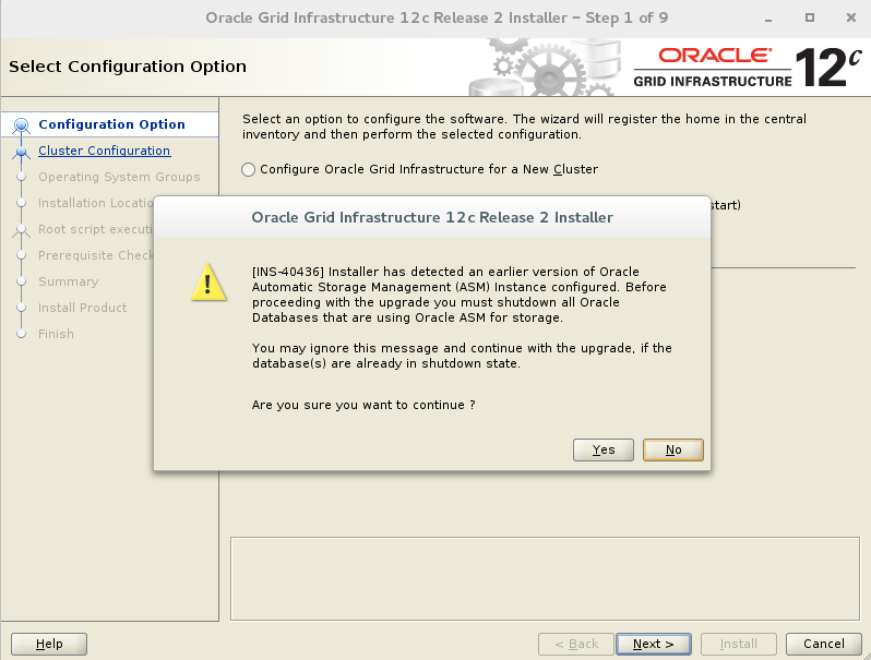 A Help Upgrading Oracle Single Instance With Asm Oracle Restart