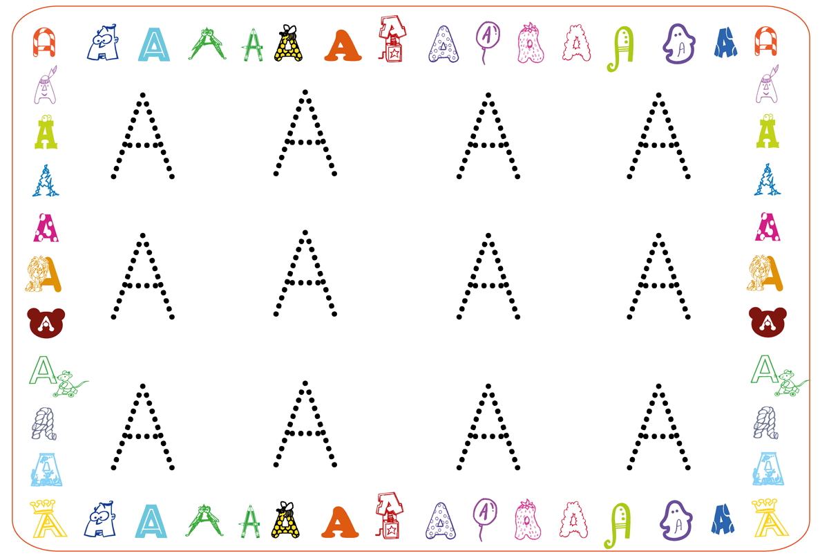A AULA DA PROFE MARTA: PRACTICAMOS A LETRA A