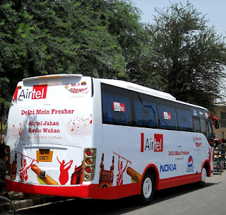 Delhi Bus Branding: Bus Branding - More Mileage Now