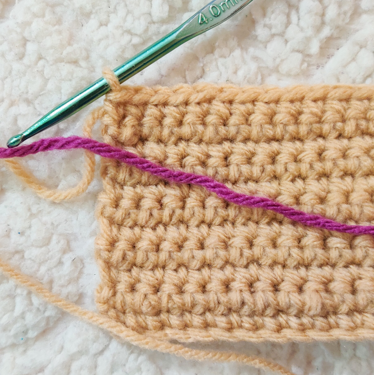 Raji's Craft Hobby: Surface Slip Stitch Crochet Name Tags