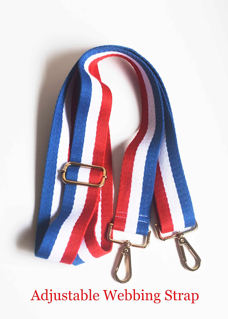 How to sew an adjustable webbing strap - projectsbyjane.com