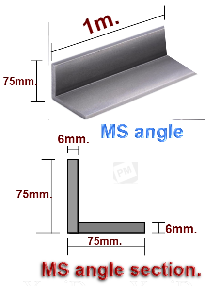 How to calculate the weight of an MS angle? ~ PARAM VISIONS