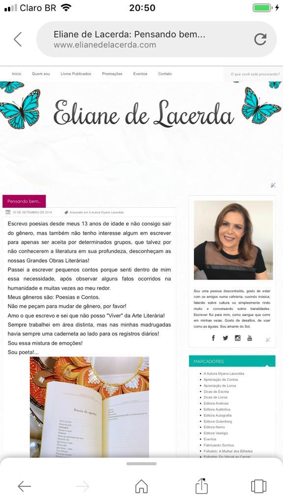 Magia de Donetzka: Divulgando o Blog da querida amiga Eliane Lacerda Magia de Donetzka: Divulgando o Blog da querida amiga Eliane Lacerda