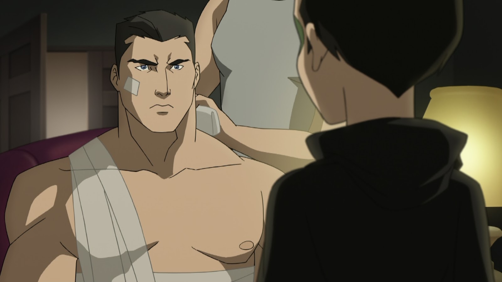 Batman: Shirtless & Bandaged