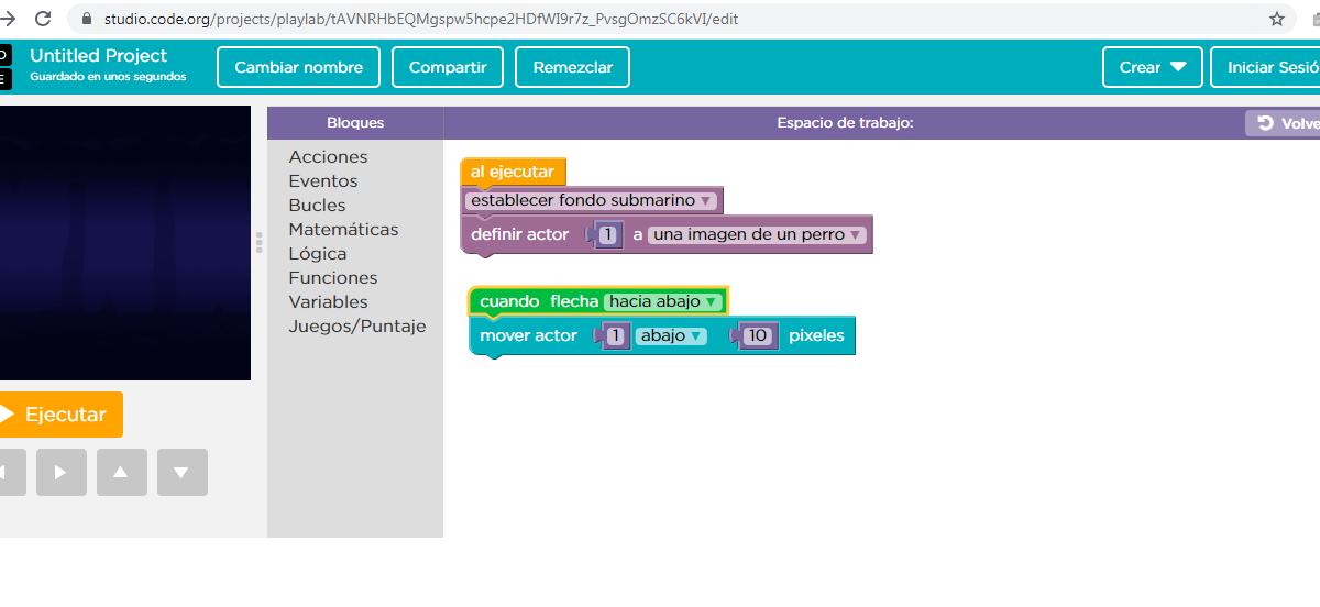 Cuarto año EP 53: Trabajando con Code.org (Parte II)