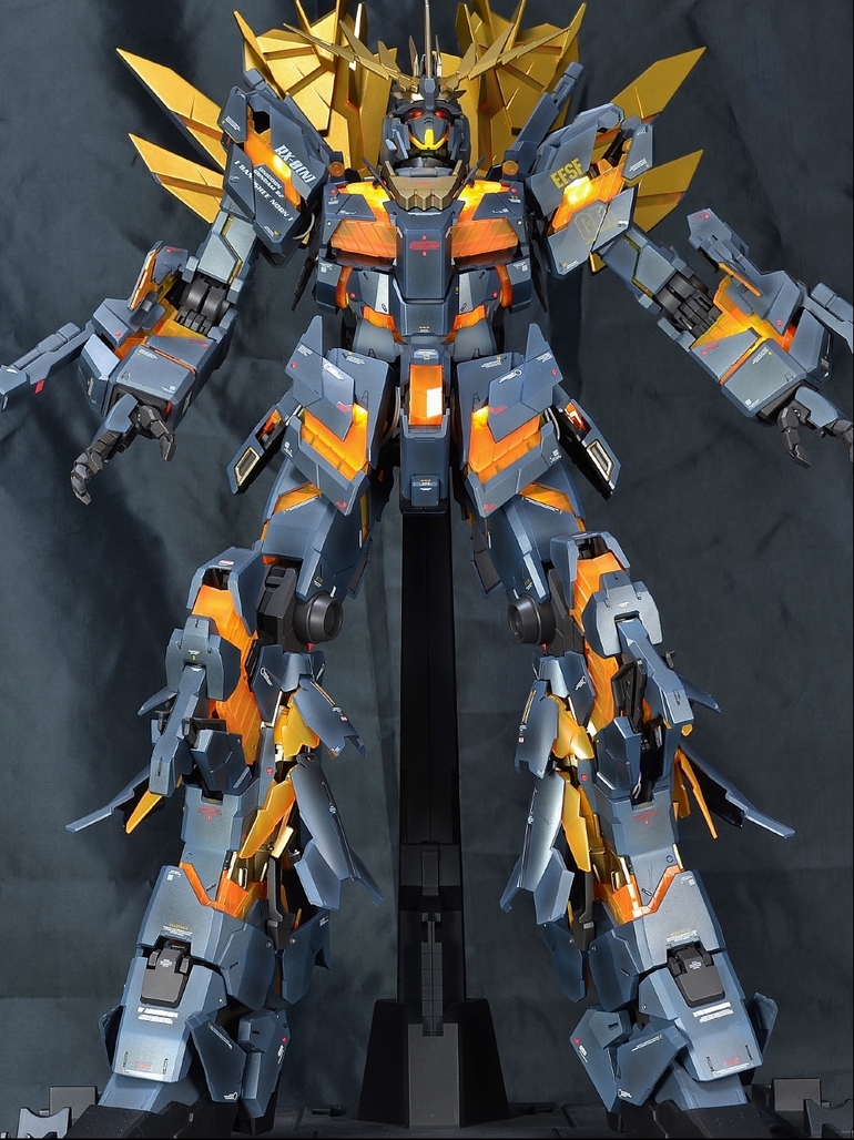 GUNDAM GUY: PG 1/60 Unicorn Gundam 02 Banshee Norn - Painted Build