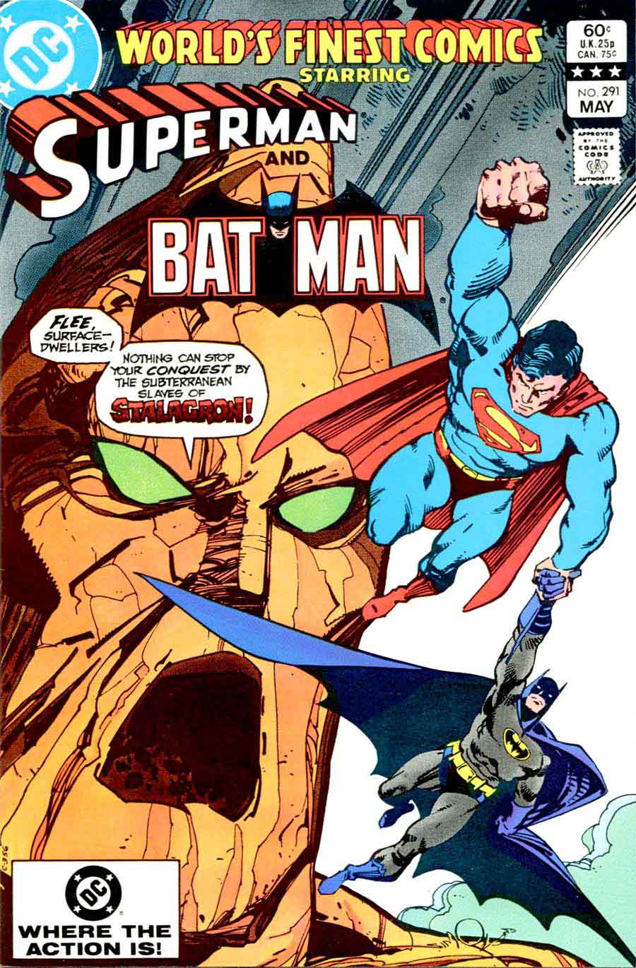 World's Finest Comics #291 - Walt Simonson cover - Pencil Ink