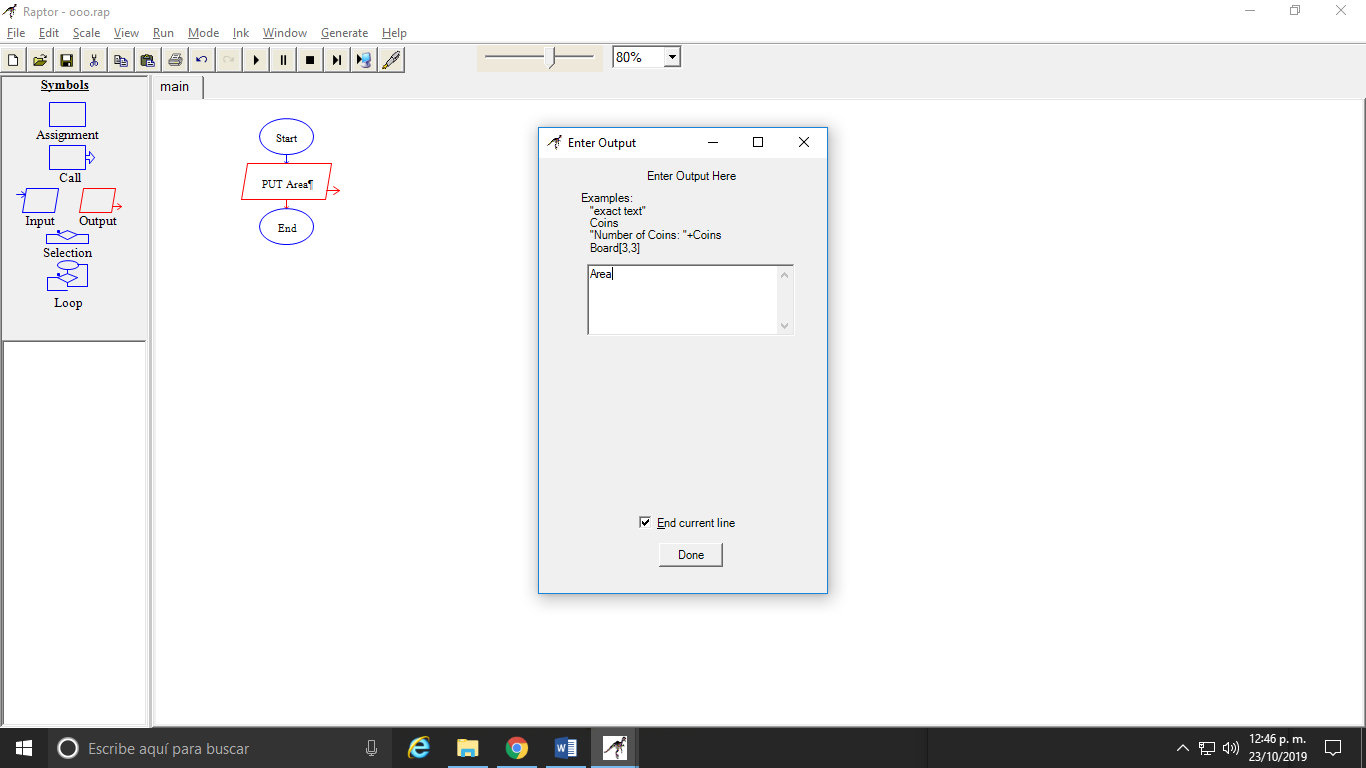 Algoritmos y Programación : Raptor