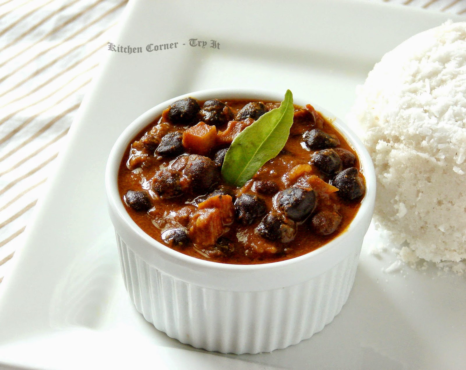 Kadala/Black Chickpeas Curry