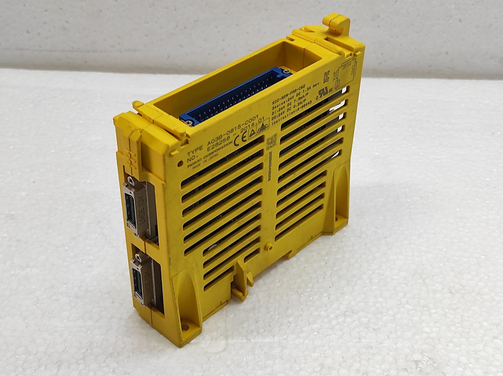 FANUC A03B-0815-C001 I/O MODULE KCC-REM-FRR-C62 24V DC