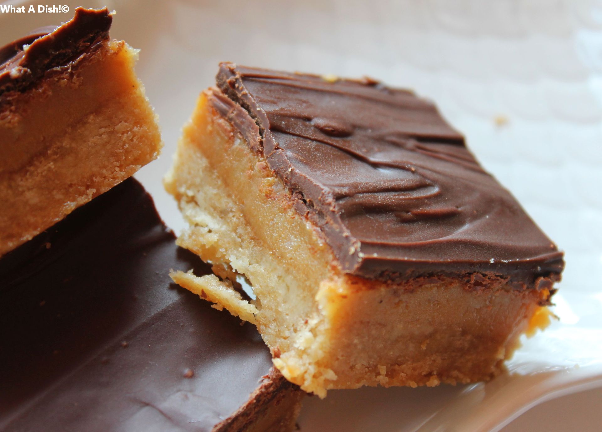 What A Dish!: Millionaire's Shortbread/Caramel Slice (Coconut-Free)
