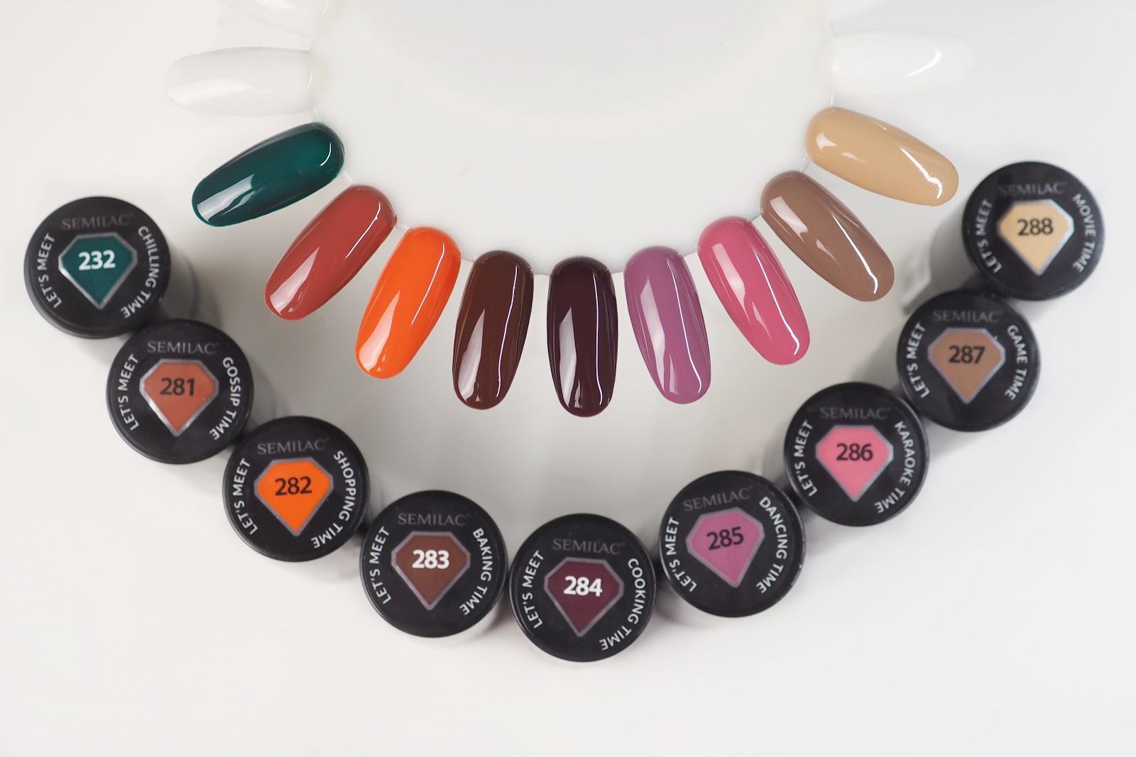 LET'S MEET - NOWA KOLEKCJA SEMILAC - SWATCHE KOLORÓW I PROPOZYCJE ...