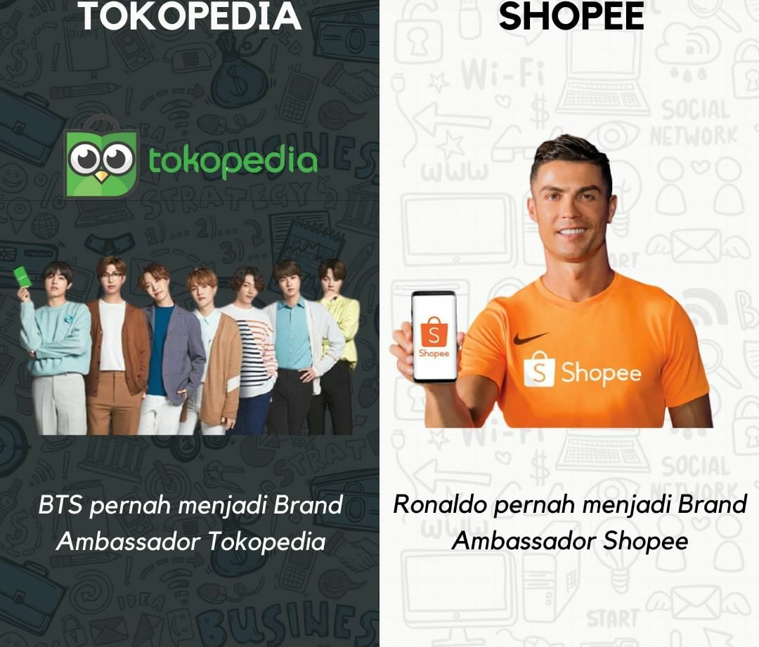 Perbedaan antara Tokopedia dengan shopee