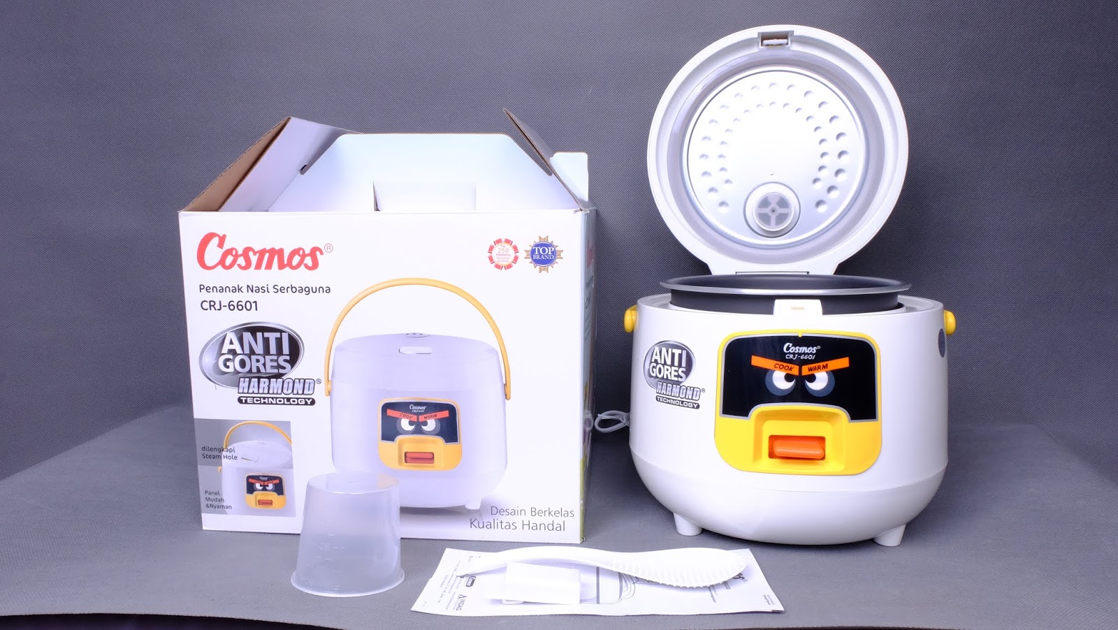 Menjaga Nasi Sehat dengan Rice Cooker Cosmos Harmond CRJ-6601