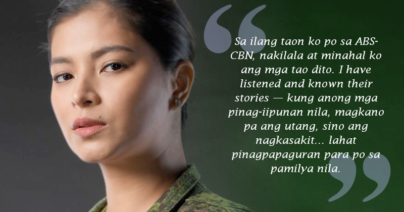 “Isang pakiusap. Think before you click” Angel Locsin speaks up about ...