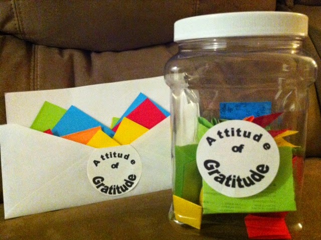 Things That Inspire: Attitude of Gratitude: The Jar That Inspires