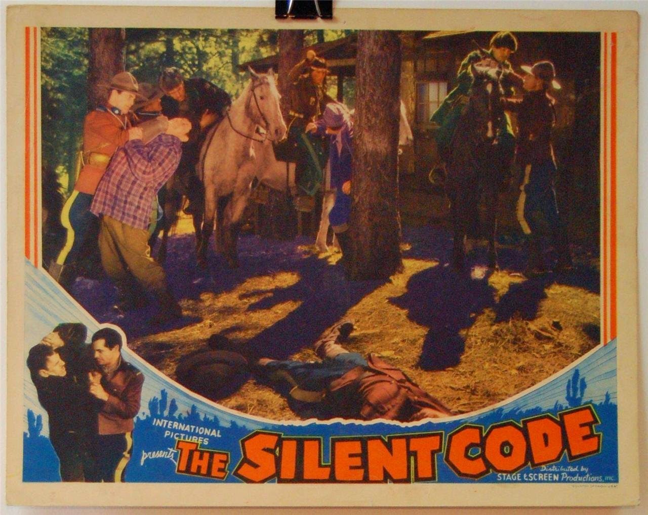 Lobby Cards De Cine: 1935 - The Silent Code USA Lobby Card