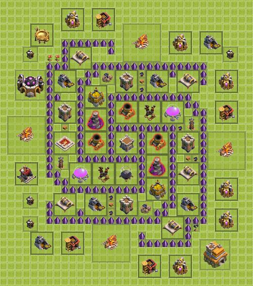 Clash of Clans Formasi Base Town Hall 1-10 Terbaik dan Terkuat