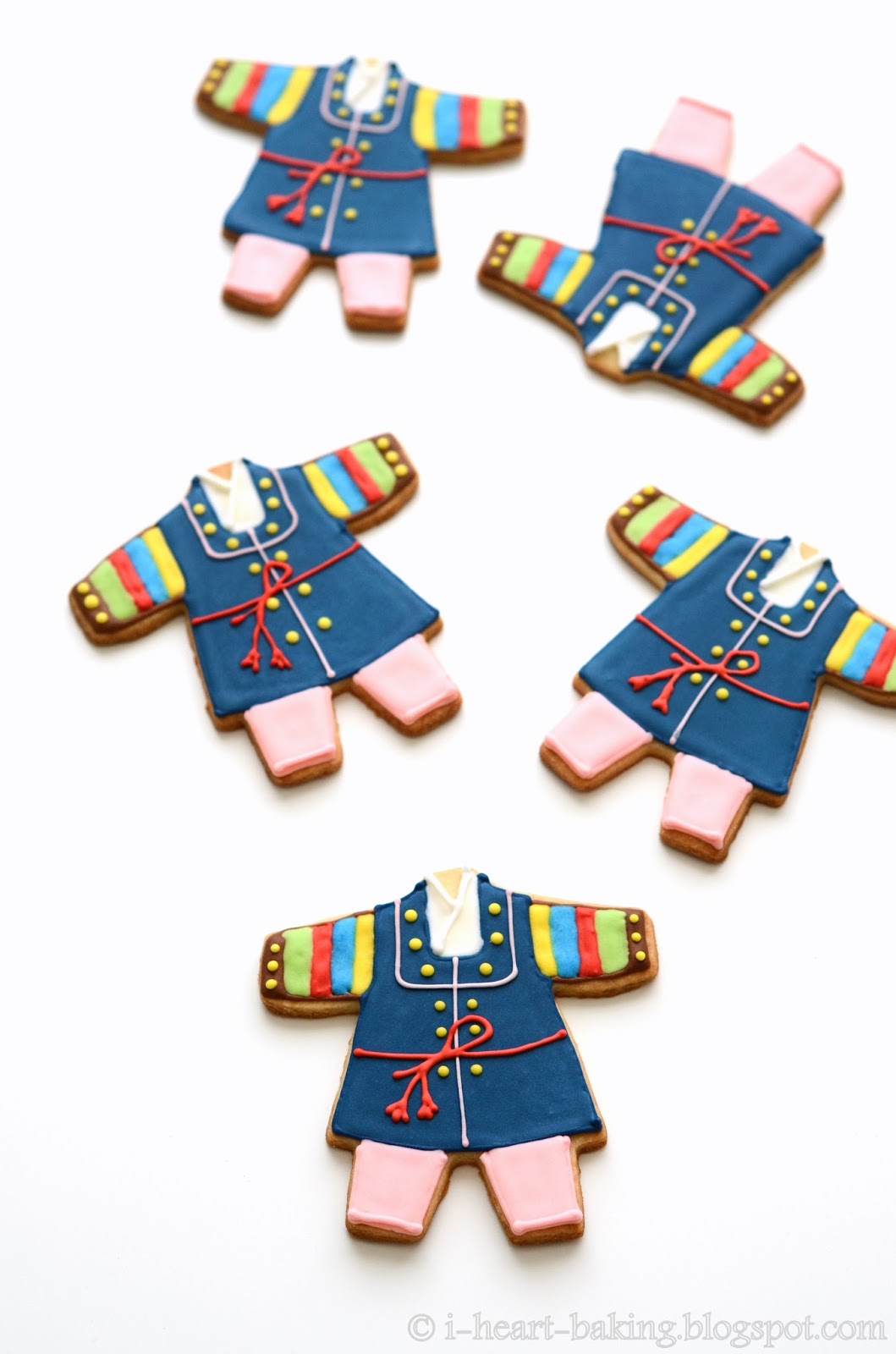 i heart baking!: korean hanbok cookies for a baby first birthday 'dol ...