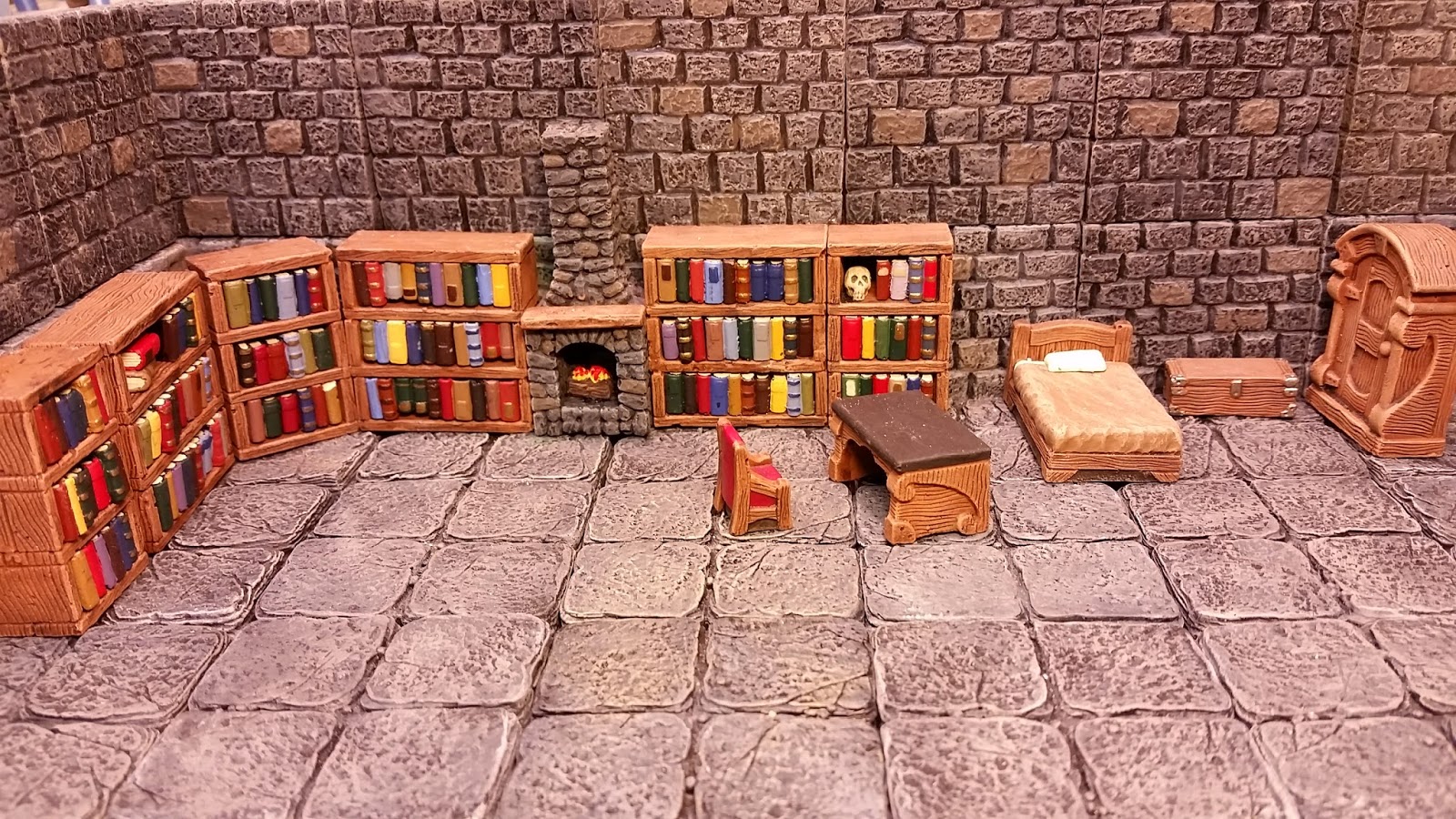 Xin's Lair: Painted up Wizard's Library