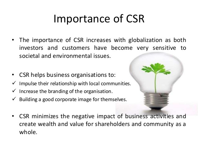 CORPORATE SOCIAL RESPONSIBILITY: Importance of Corporate Social ...