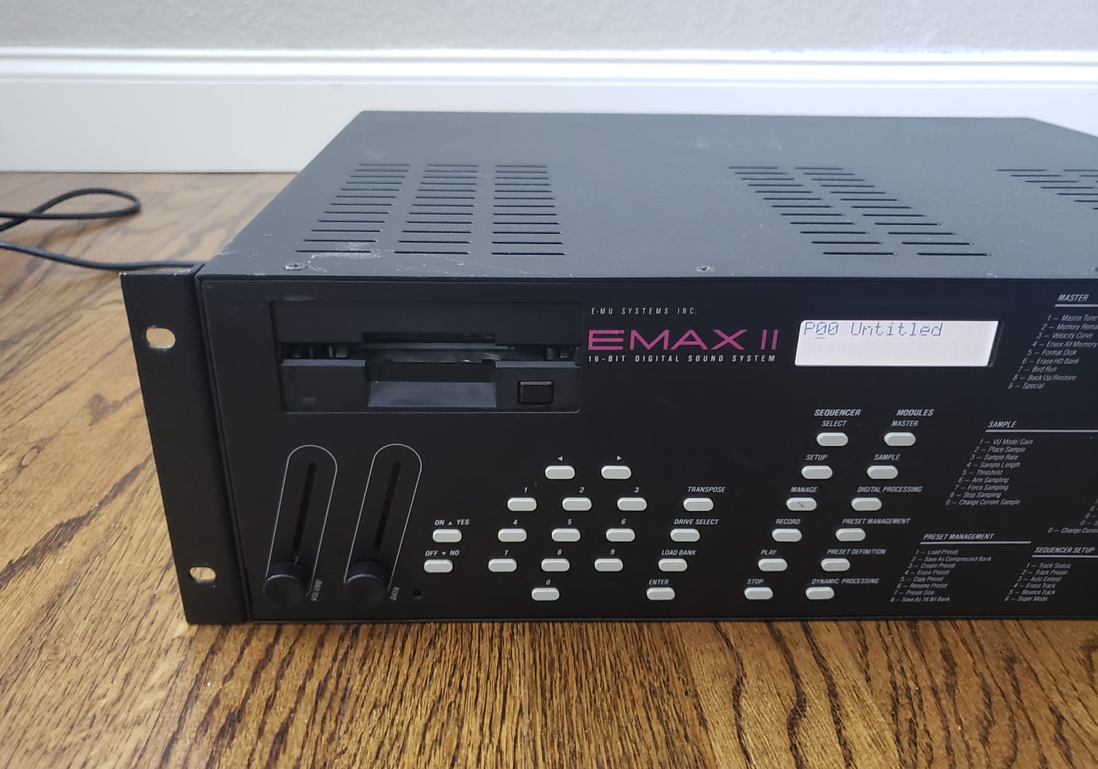 MATRIXSYNTH: E-MU Systems Emax II Rack