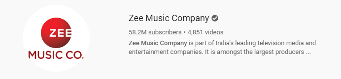 Top 20 Most-subscribed YouTube channels worldwide 2020