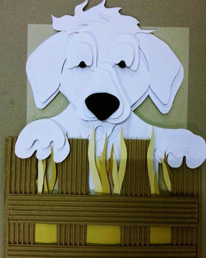 Sheow Tong's Art Folios: Paper Sculpture (Animal/Dog)