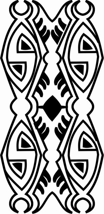 UKIRAN ADAT ASMAT PAPUA - Papuan Curls