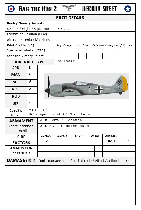 Jim's Wargames Workbench: Lard Day Aircraft Record Sheets