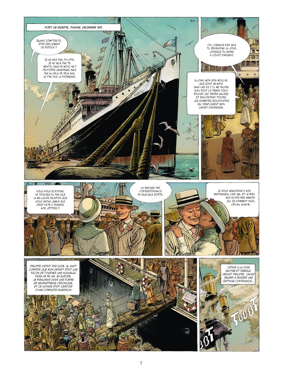 بند ديسينيه - الأسود Bande Dessinée - Lions: Alexandra David-Néel