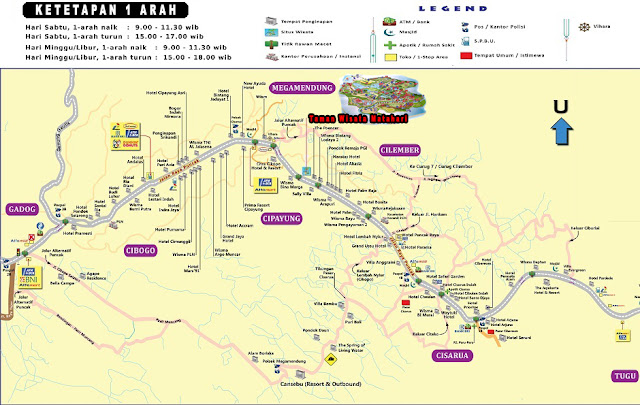 Wisata Puncak: Peta Lokasi